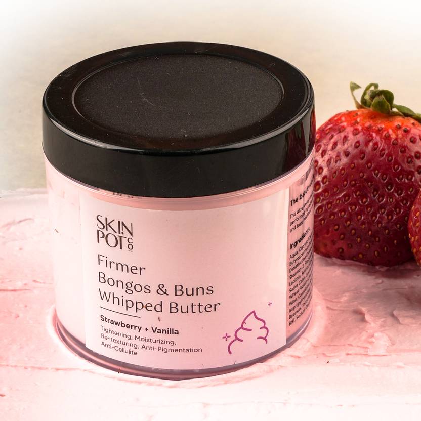 Skin Pot Co Whipped Butter for Bum, Back & Bikini Dark Area, Reduce Stretch Marks, Acne-100g ...