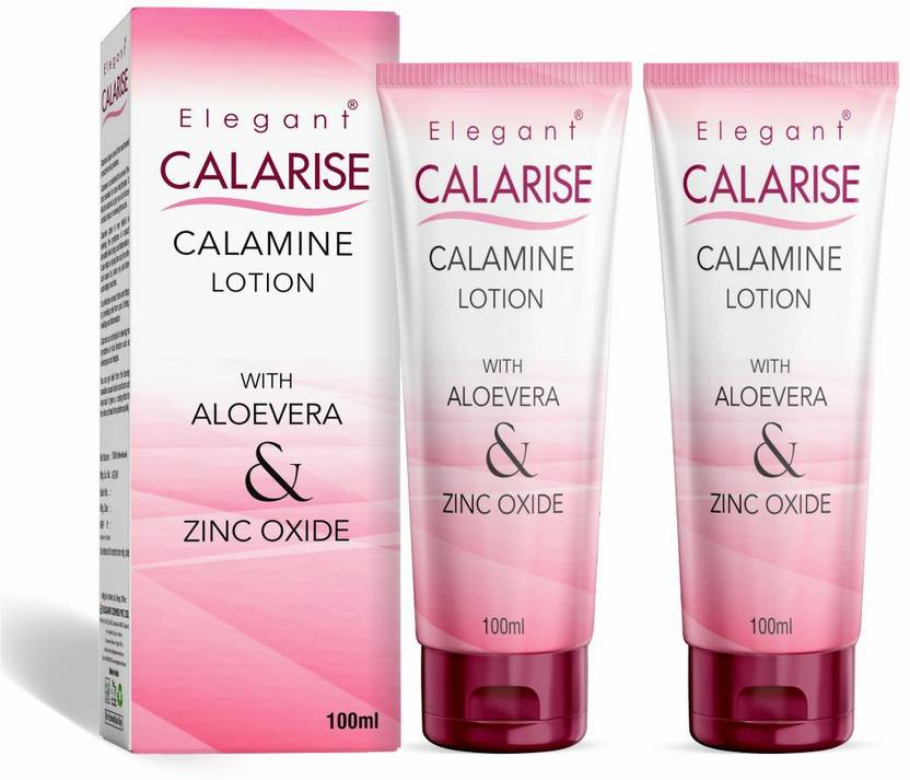 ELEGANT Calarise Calamine Lotion With Aloevera & Zinc Oxide 100ml (Pack ...