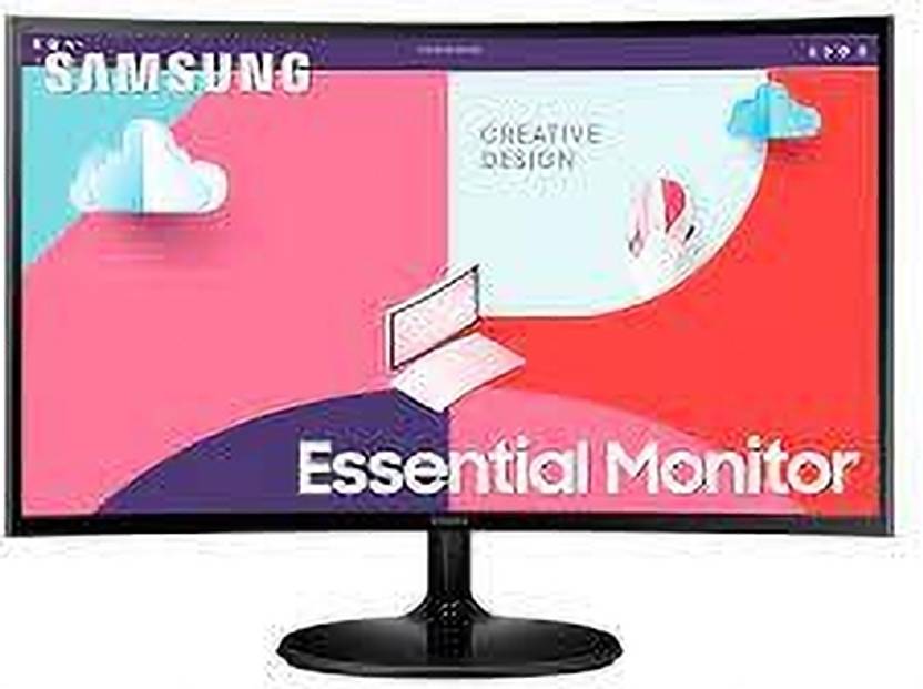 SAMSUNG 27 inch Curved Full HD VA Panel Monitor (LS27C366EAWXXL) Price ...