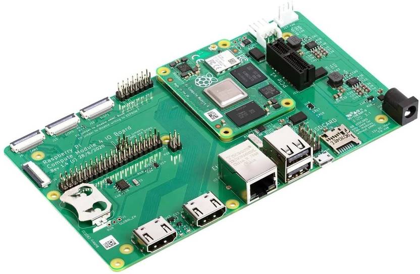 Raspberry Pi Compute Module 4 IO Board, Development Platform for RPi ...