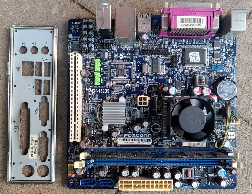 Dtech Foxconn Motherboard With Atom Processor And 2gb Ram Motherboard