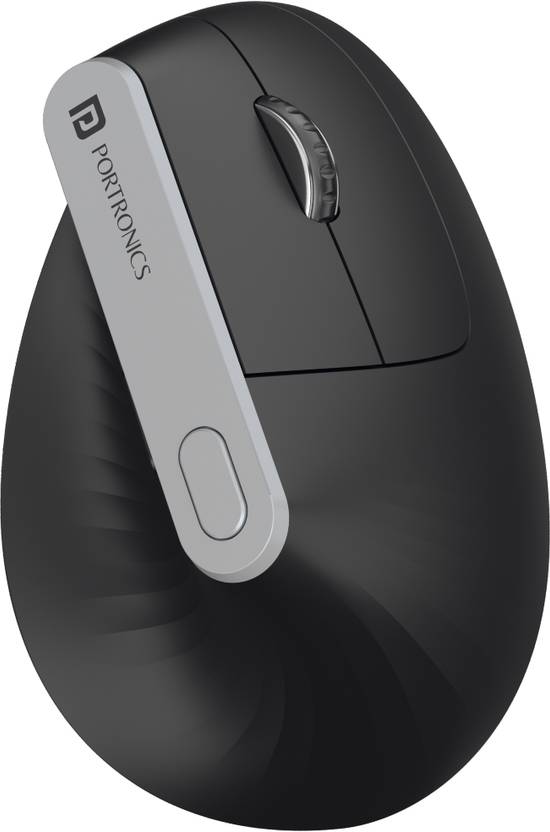 Portronics Toad Ergo Vertical Advanced Ergonomic Wireless Optical Mouse ...