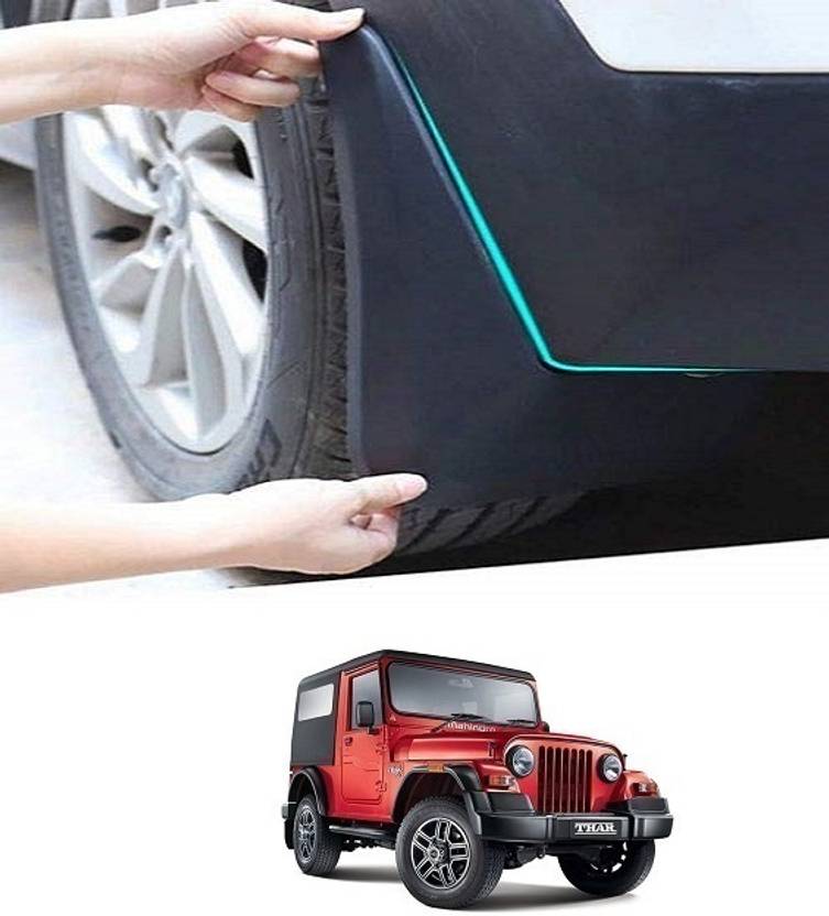 Trigcars Front Mud Guard, Rear Mud Guard For MAHINDRA Thar 2005, 2021 ...