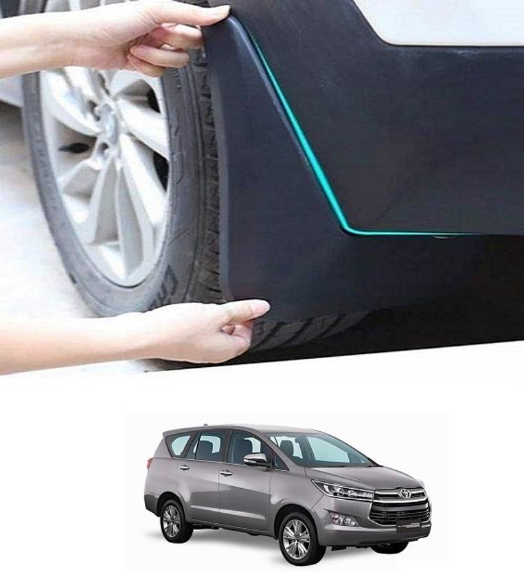 Trigcars Front Mud Guard, Rear Mud Guard For Toyota Innova Crysta 2005 ...