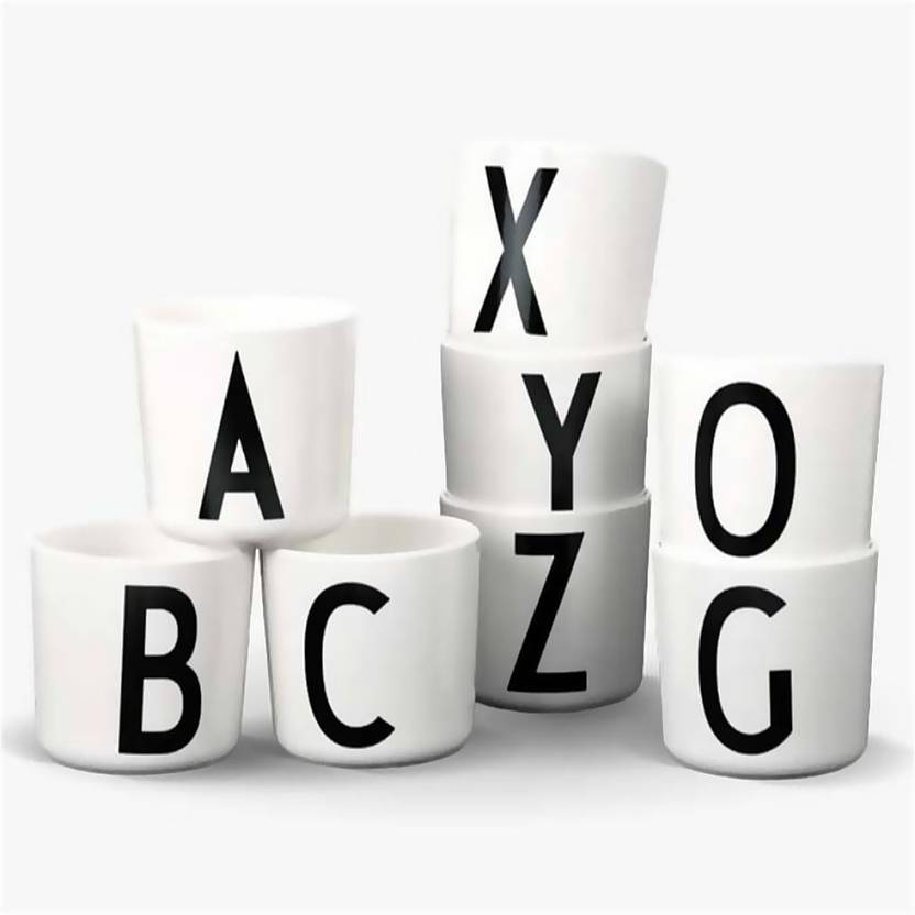 BNF Baby Drink Cup Children Alphabet Letters Milk Coffee Teacup Mark ...