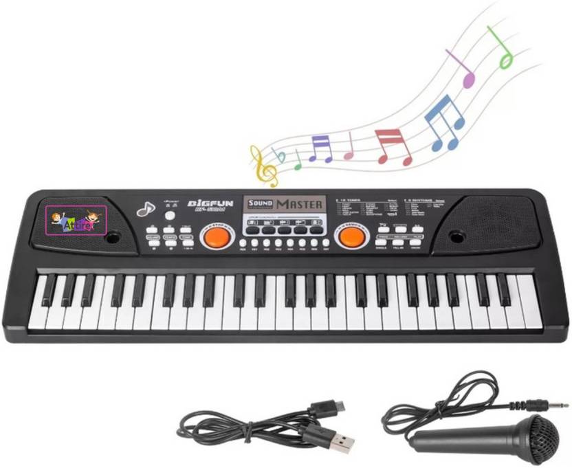 Attire 49 Keys Music Toy Keyboards for Boys Girls Kids Keyboard with ...