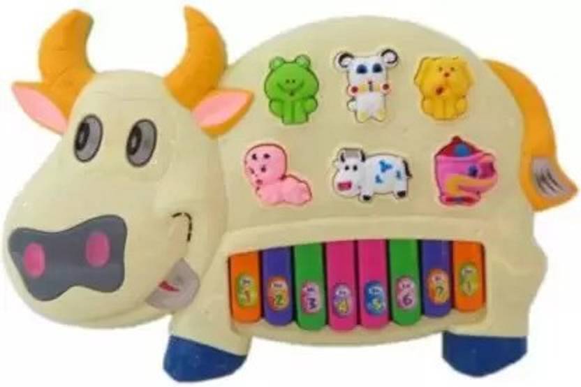 Shopjamke Cow Piano for kids (Multicolor) - Cow Piano for kids ...