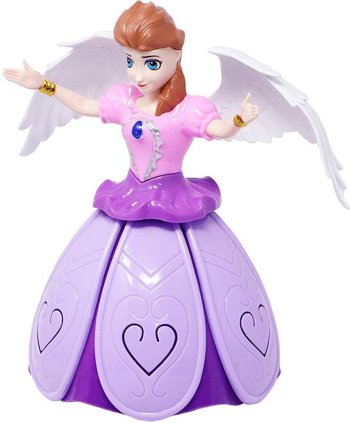LEVIATHAN Musical Dancing Girl Princess Doll with Sound Toy Flashing ...