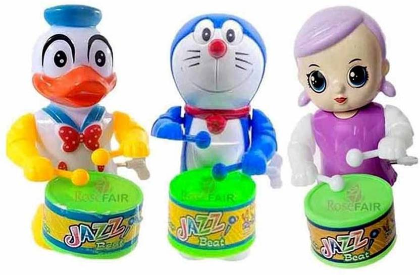 PRIMEFAIR Toy Funny Key-Operated Cute Animal Toy with Drumming and ...