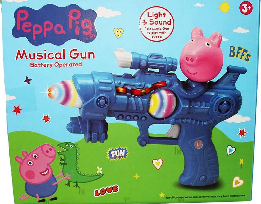 KAWASONY Premium Quality Peppa pig gun with light and sound - Premium ...