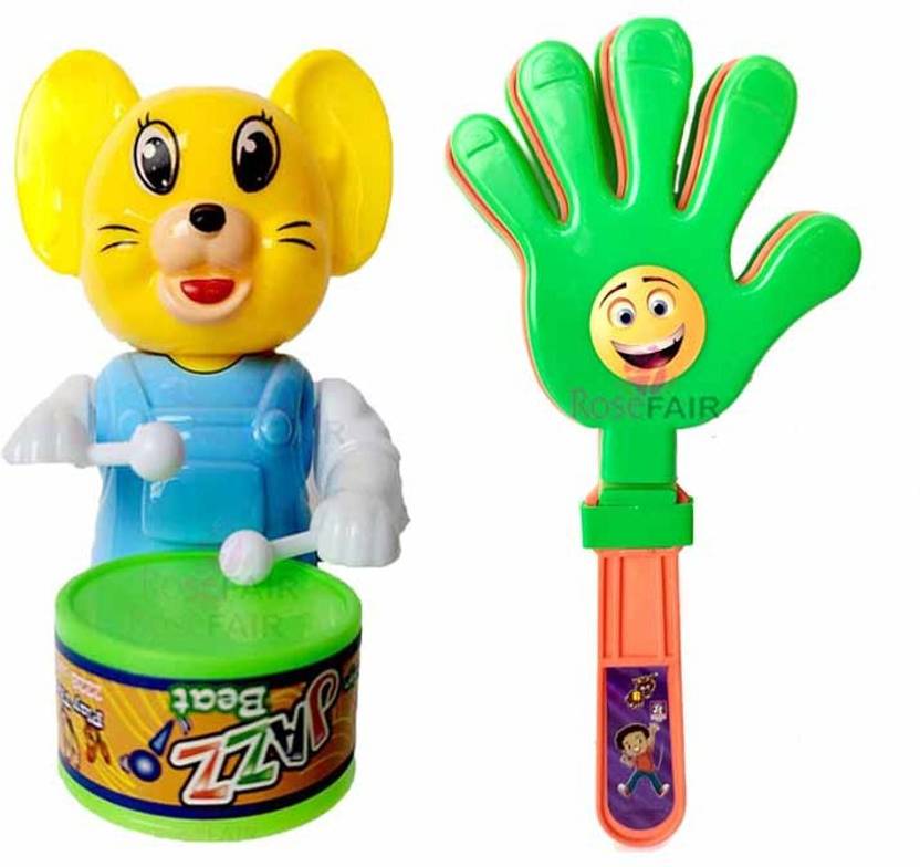 PRIMEFAIR Funny Key-Operated Cute Drummer Toy cheering props children ...