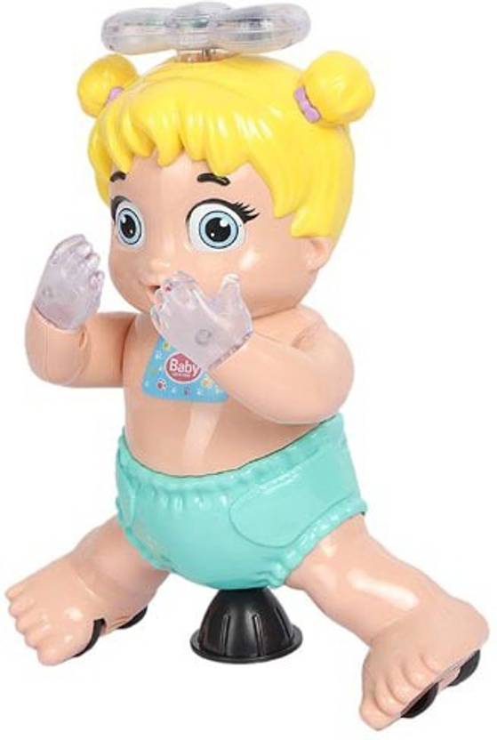 Toyvala 360 Degree Rotating Musical Dancing and Singing Doll with Bump ...