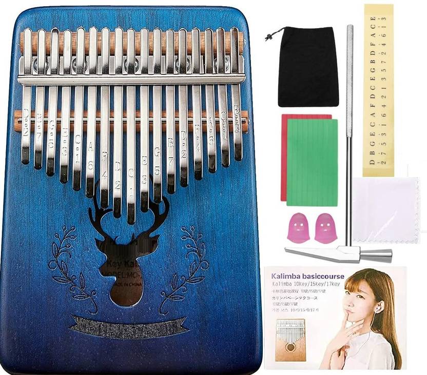 Techtest Kalimba 17 Keys Thumb Piano Portable Finger Piano - Kalimba 17 ...