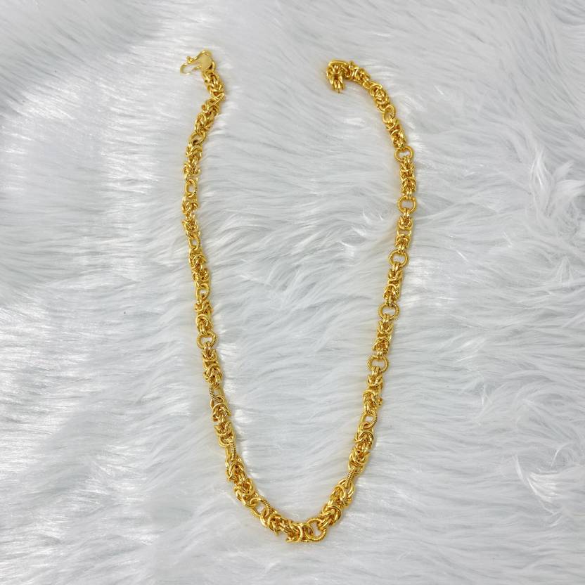 Rajgharana Women's Forming Beautiful Jewellery One Gram Golden Color ...