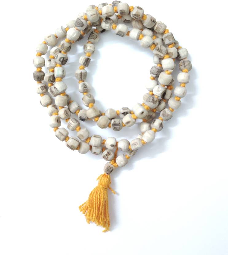 TULSI MALA Natural Tulsi Mala For Neck Wearing And Puja Japa, 108+1 ...
