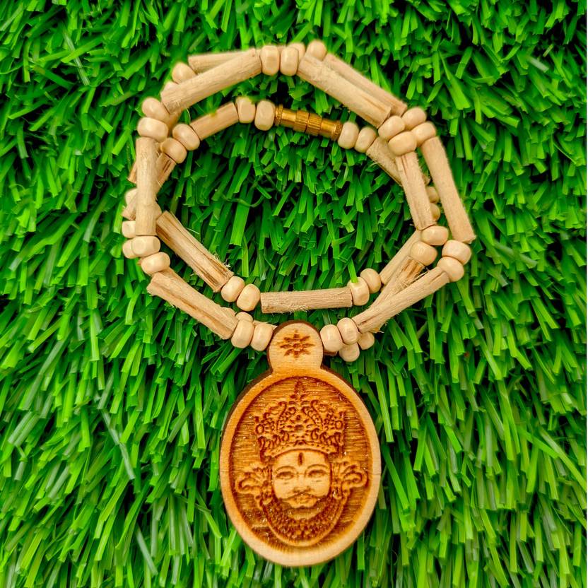RADHEY Khatu Shyam ji with Vrindan Tulsi, Original Tulsi Beads ...