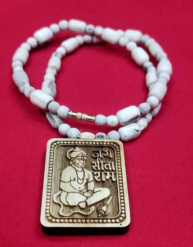 Radheyshyam murlidhar tulsi mala wale Pure Tulsi kanthi with Hanumanji ...