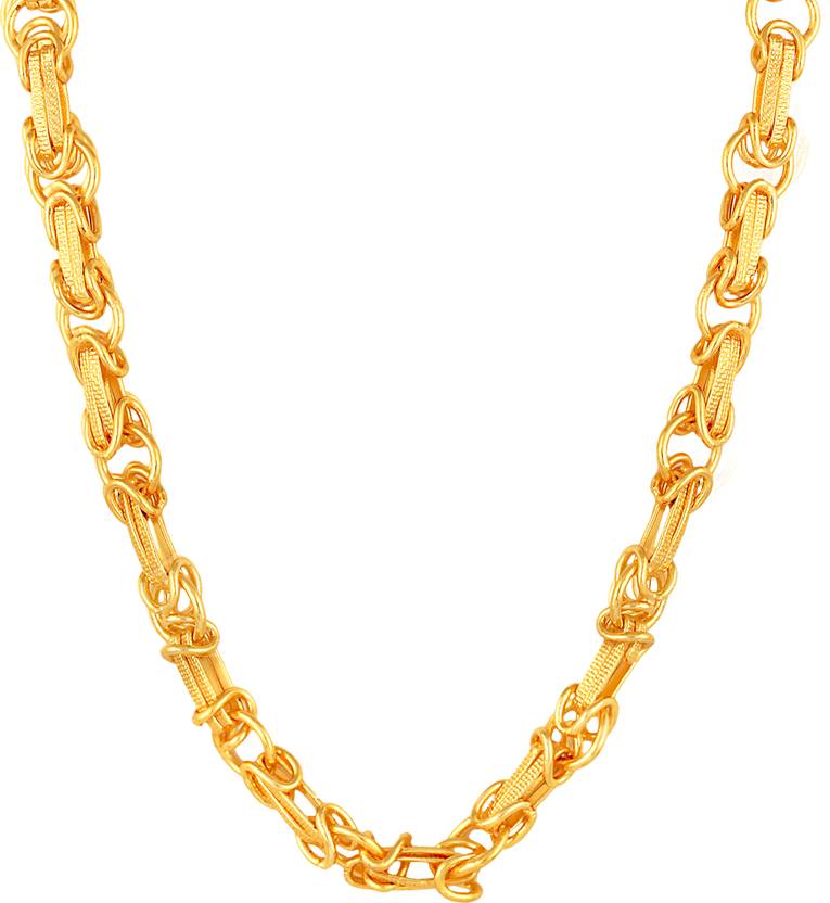 MEENAZ South Indian Chain 1 one gram gold chain for boys men gents ...