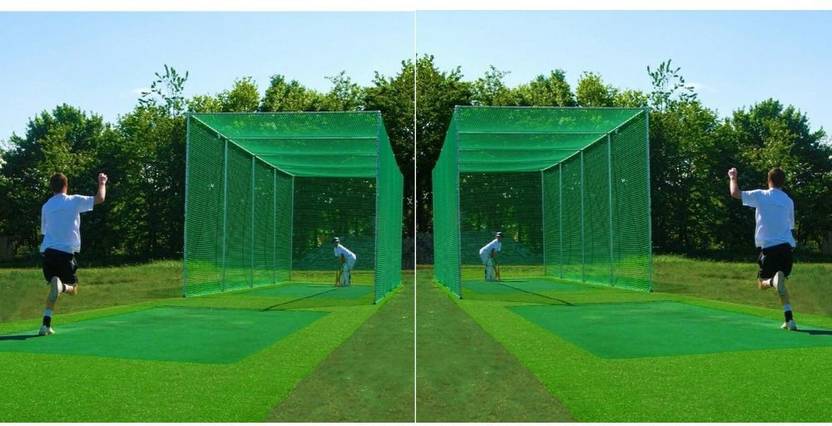 Zain Sports Nylon 10x20 Feet Ground Boundary And Practice Net Cricket ...