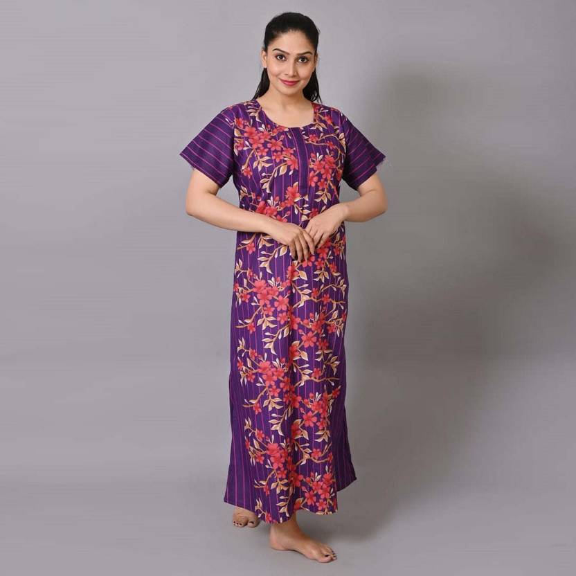 NightyBaazar Women Nighty - Buy NightyBaazar Women Nighty Online at ...