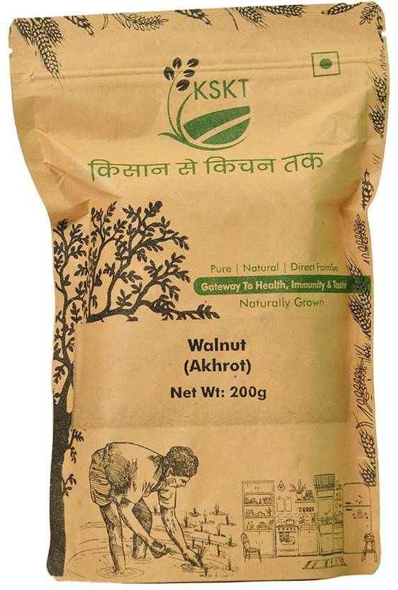 KSKT- Kisaan se kitchen tak Organic Walnut/ Akhrot | 100% Natural ...