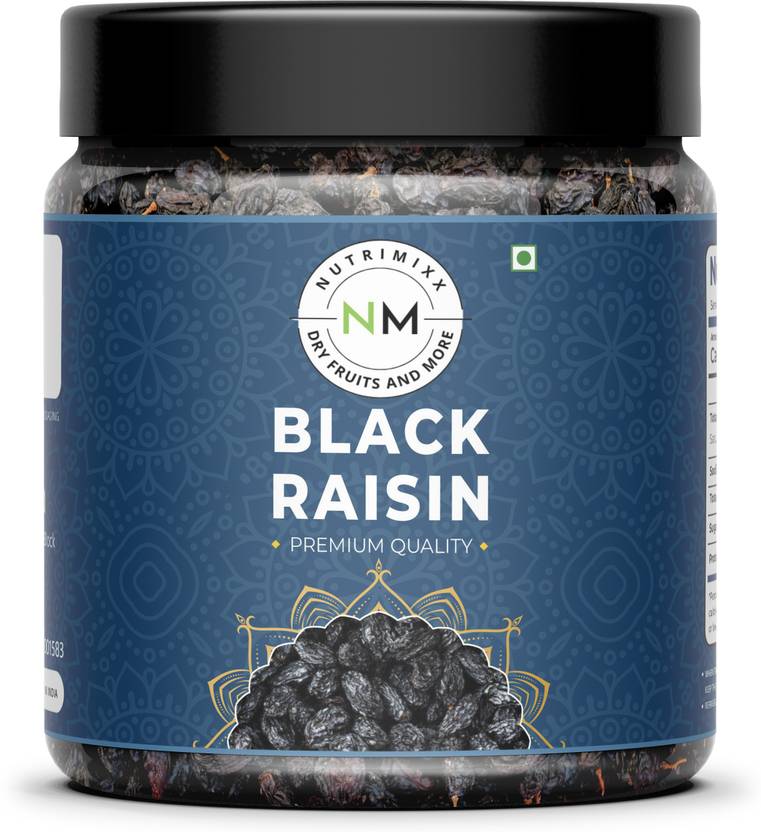 Nutrimixx Raisins Kali Dakh Kali Kishmish Seedless Dry Fruits 1000 gm ...