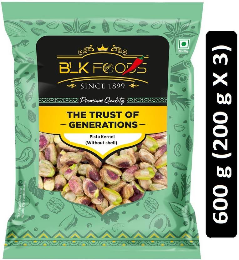 BLK FOODS Select Pista Kernel (Without Shell) 600g (3 X 200g ...