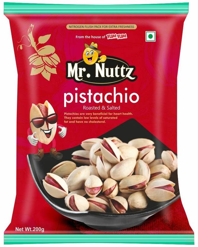Mr.Nuttz Premium Roasted & Salted Pista 200g Pistachios Price in India - Buy Mr.Nuttz Premium ...