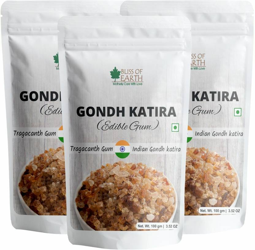 Bliss of Earth Pure Organic Edible Gum Tragacanth Gum Gond for Laddu ...