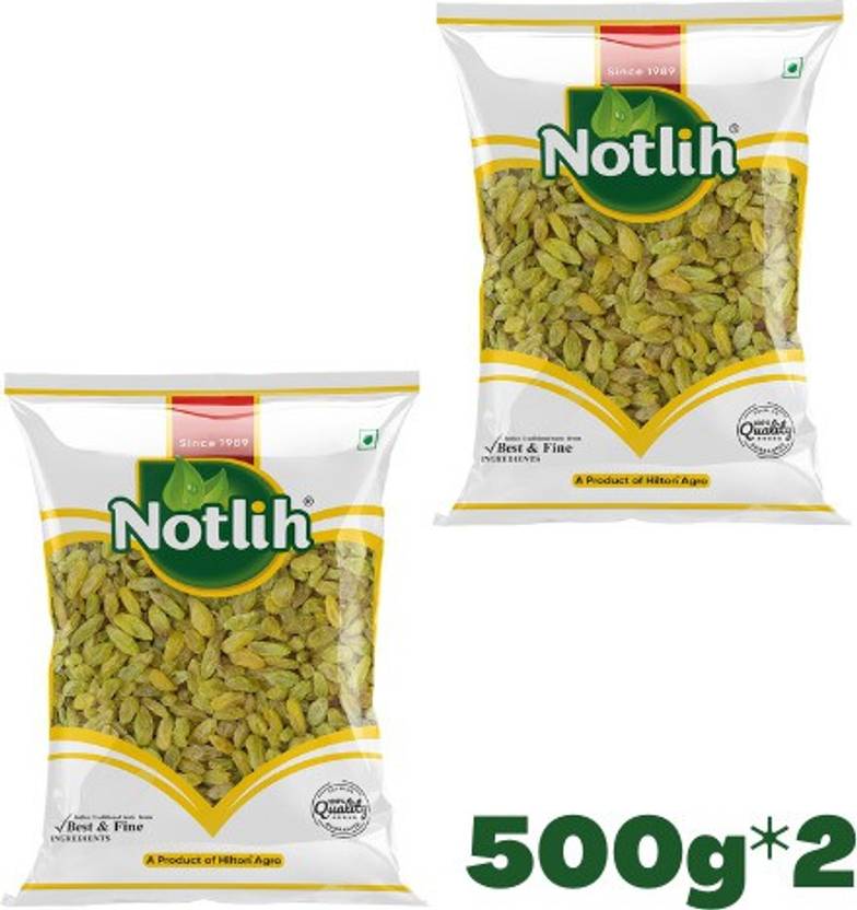 Notlih Combo Raisins 500gX2 Pack Premium Quality Kishmish 1kg Raisins Price in India - Buy ...