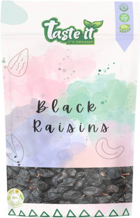 Taste it OrganicFresh And Healthy Organic Raw Dry Fruits Black Raisins ...