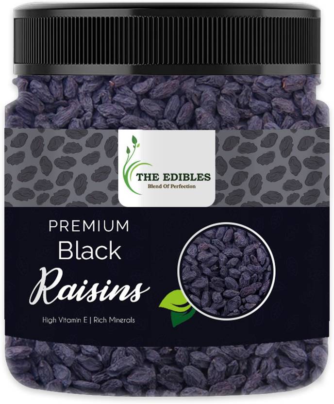THE EDIBLES Afghani Seedless Black Raisins Kali Kishmish Kali Kismis ...