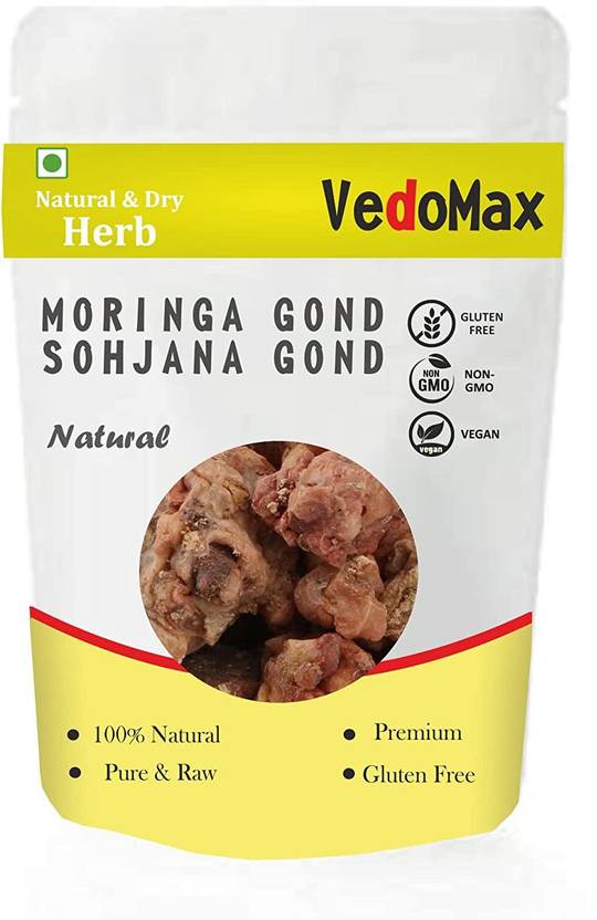 VedoMax Moringa gum, Gond, Gondh, Sahjan, Gond Sohjana, Phool Supari ...