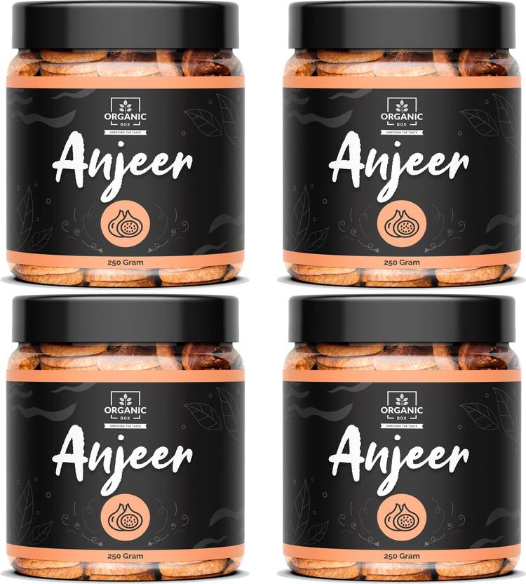 Organic Box ghani Anjeer Figs (Jar Pack) - Afghanistan Dry Anjir 250 gm ...