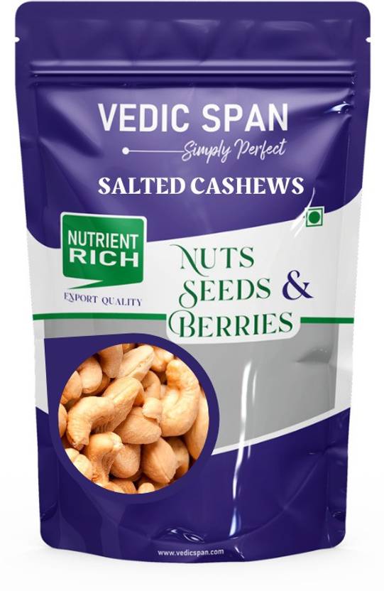 VEDIC SPAN Natural Salted Cashews Dry Fruit,1000 Grams Cashews Price in India - Buy VEDIC SPAN ...