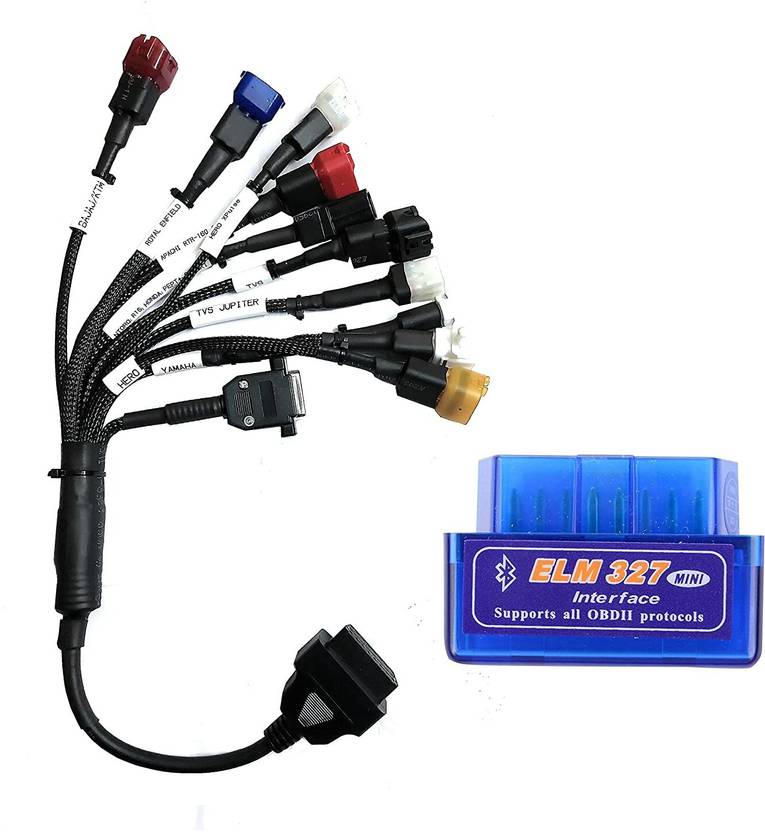 Xsentuals Bs6 OBD Cable 11 Types with OBD Scanner OBD Reader Price in ...