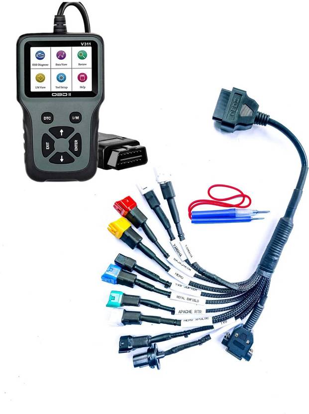 DANLITE TOOLS AND TECHNICIAN V311 Scanner with All BS6 Bike Scanner ...