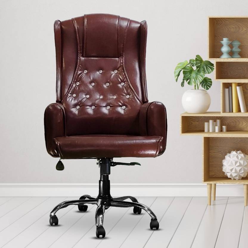 MR Ergonomics Maharaja High Back Revolving Leatherette Office Executive ...