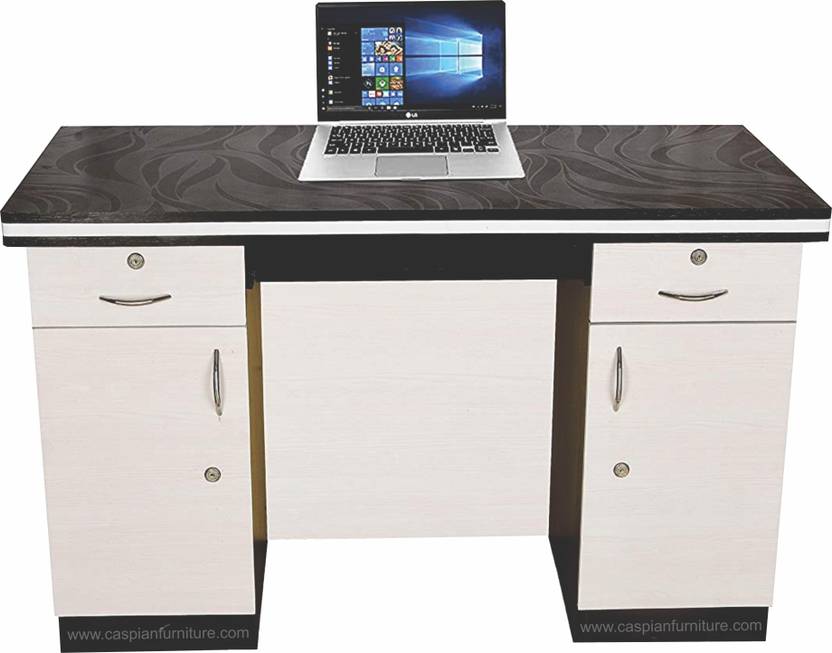 CASPIAN Home & Office Table/Study Table with Drawer & Shelves | Work ...