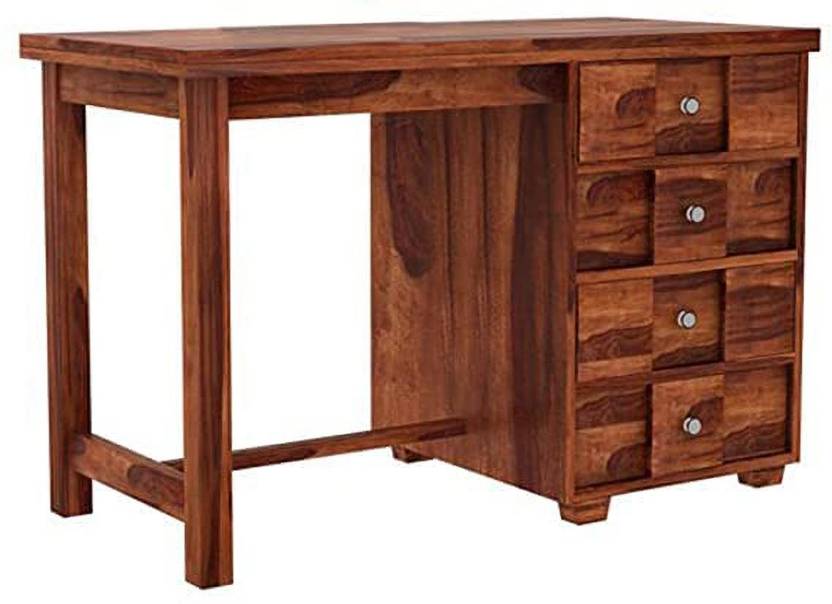 Rekha Art and Craft Solid Wood Office Table Price in India - Buy Rekha ...