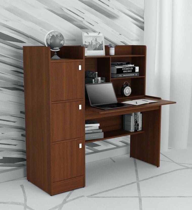 SPACEWOOD Engineered Wood Study Table Price in India - Buy SPACEWOOD ...