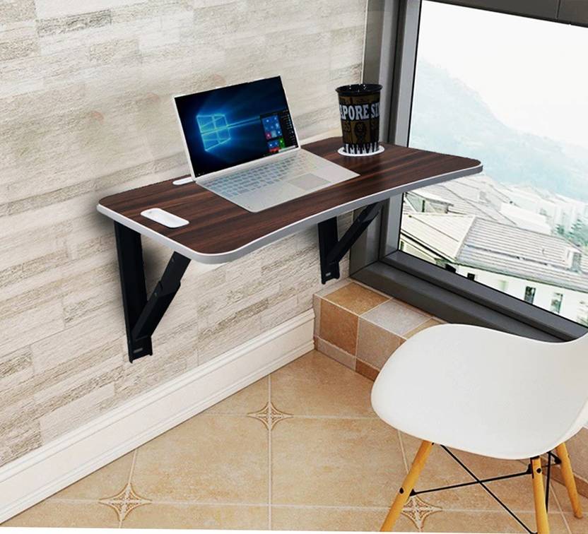 URBANE CHIC Wall mounted folding Study/Home table- 60 X 40 CM Pre ...