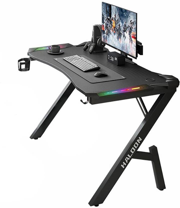 SYGA RGB Gaming Table Ergonomic Computer Table (120 X 60 cm) Engineered ...