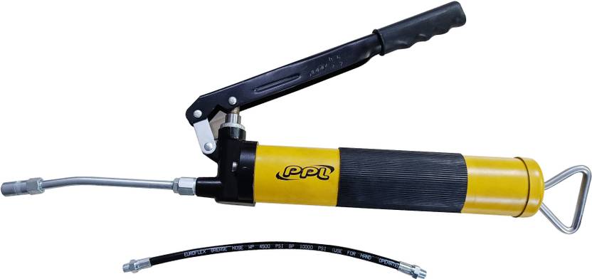 intenzo 500 cc Hand Operated Grease gun with 12 Inch Grease Hose Best ...