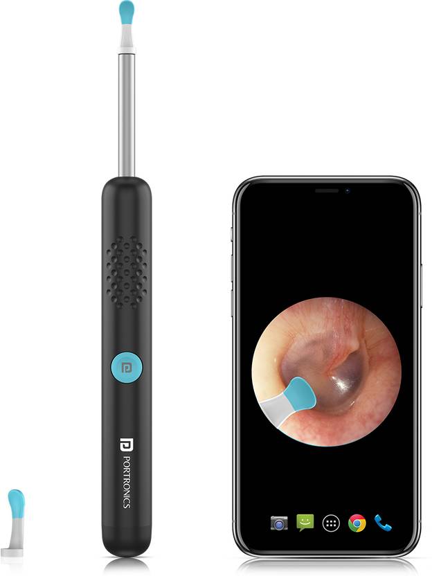Portronics Cleansify Ear Microscope With FHD 1080 Camera Otoscope Price ...