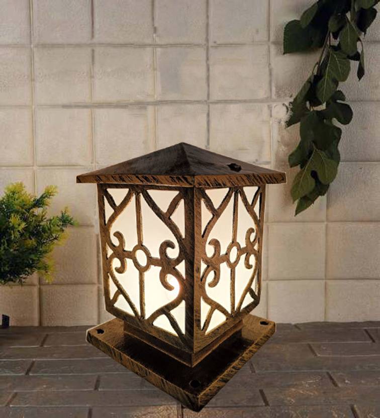 kiyah Lights Traditional Outdoor Gate Lights Cast AluminiumAntique ...