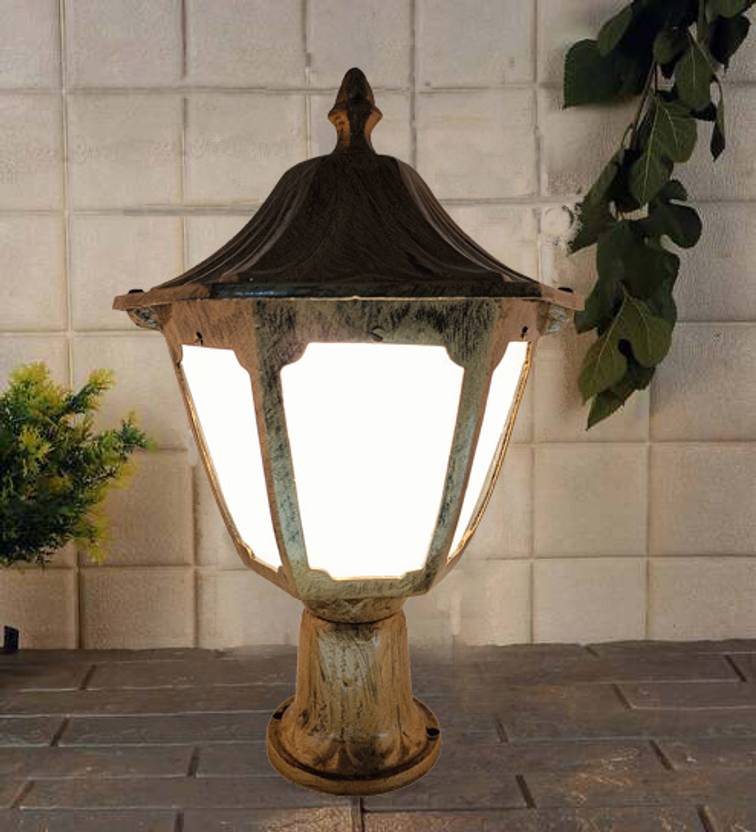 kiyah Lights Traditional Outdoor Gate Lights Cast Aluminium Antique ...