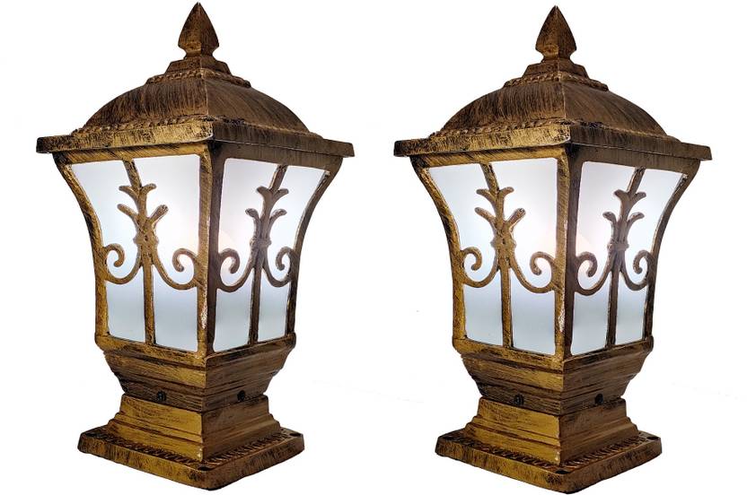 kiyah Lights Traditional Outdoor Gate Lights Cast Aluminium for House ...