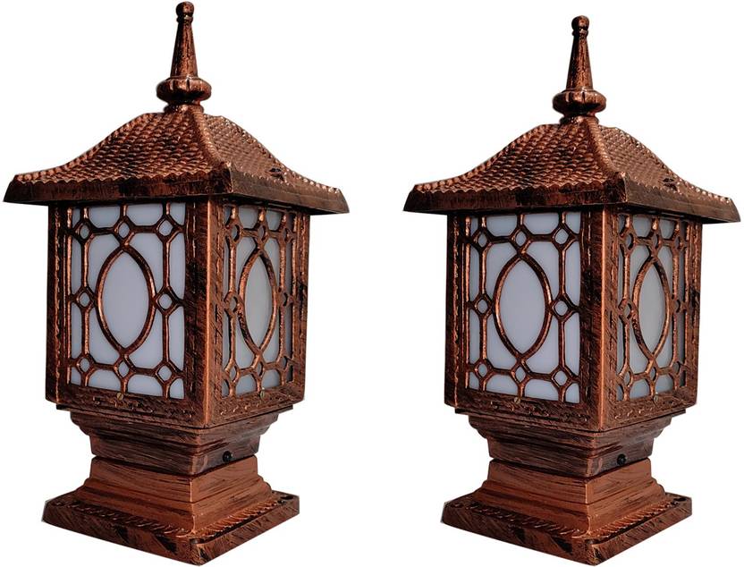 kiyah Lights Traditional Outdoor Gate Lights Cast Aluminium for House ...