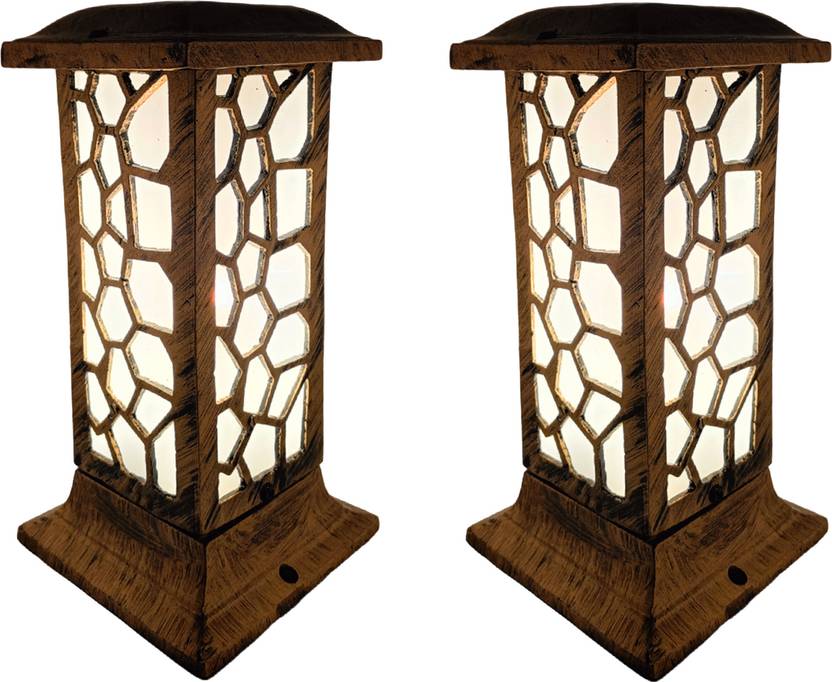 kiyah Lights Traditional Outdoor Gate Lights E27 Holder Cast Aluminium ...